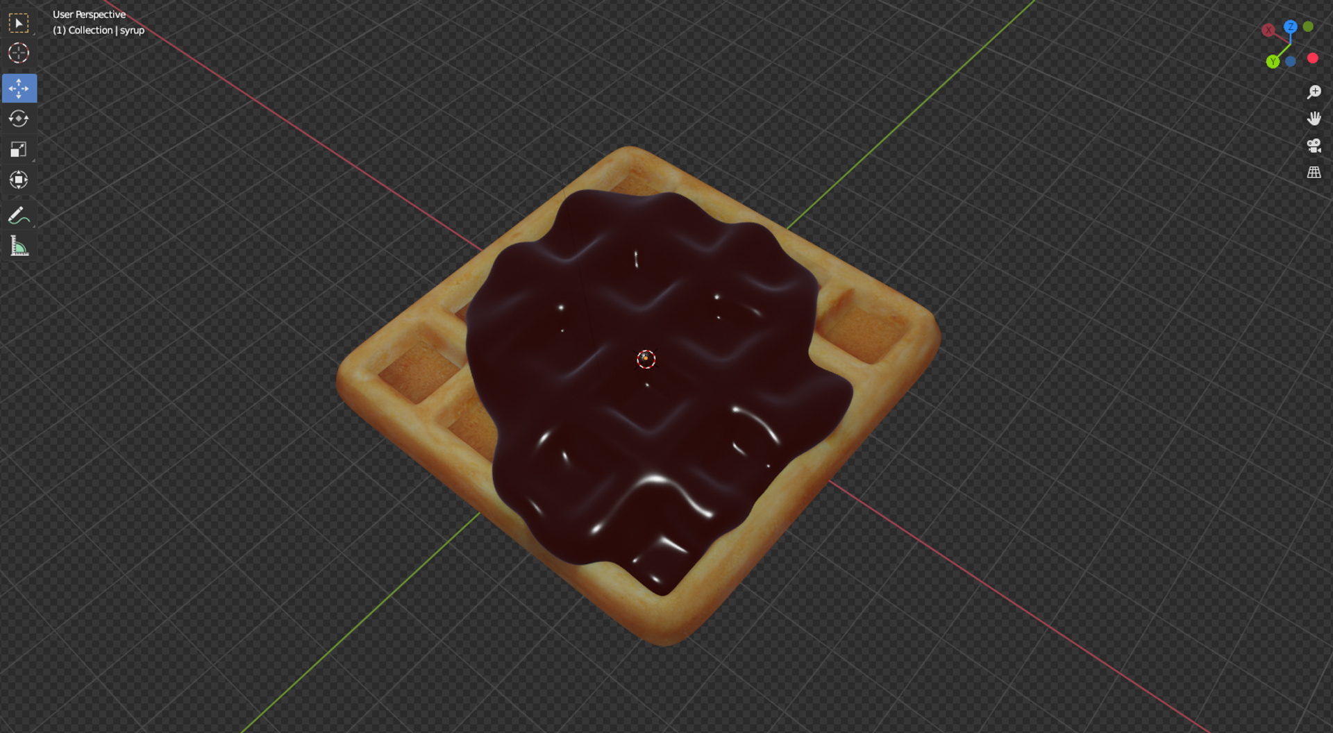 3D Waffle - TurboSquid 1744519