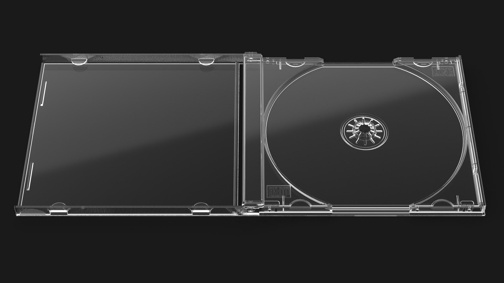 3D Standard CD Jewel Case A model - TurboSquid 2175405