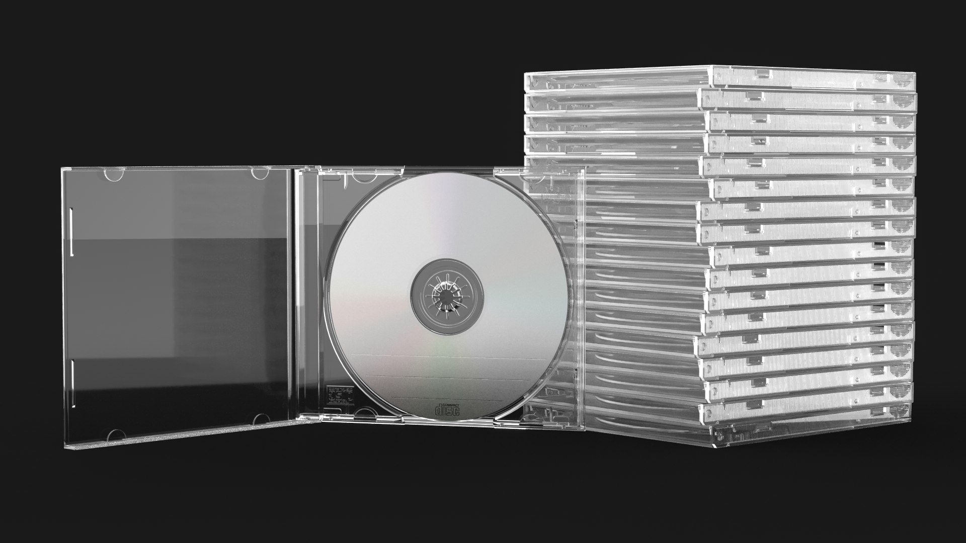 3D Standard CD Jewel Case A model - TurboSquid 2175405