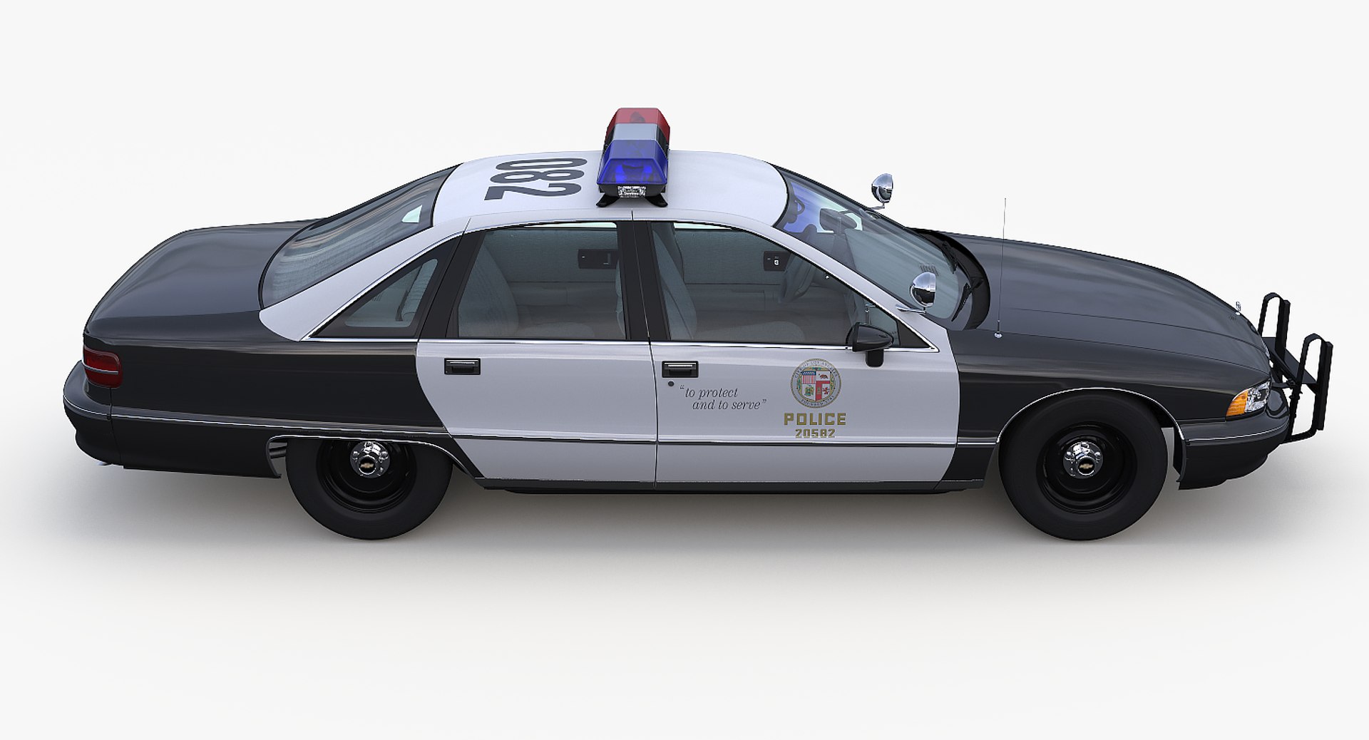 Lapd Chevrolet Caprice Police Car 3d Max