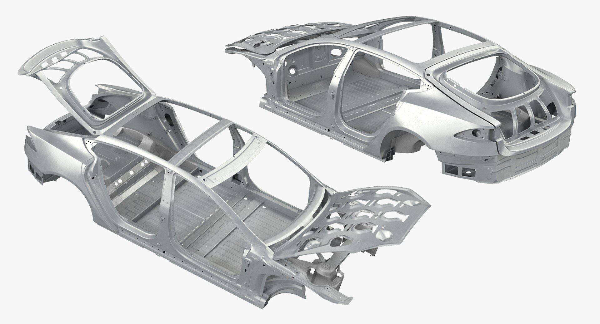 3d Tesla S Frame 2
