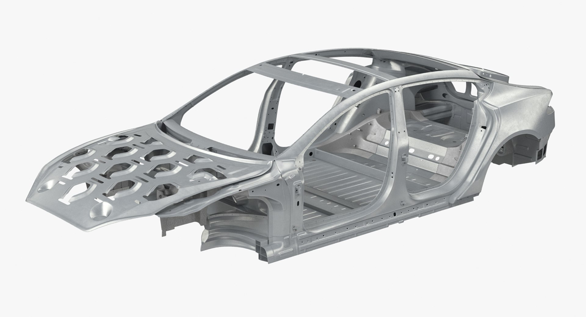 3d tesla s frame 2