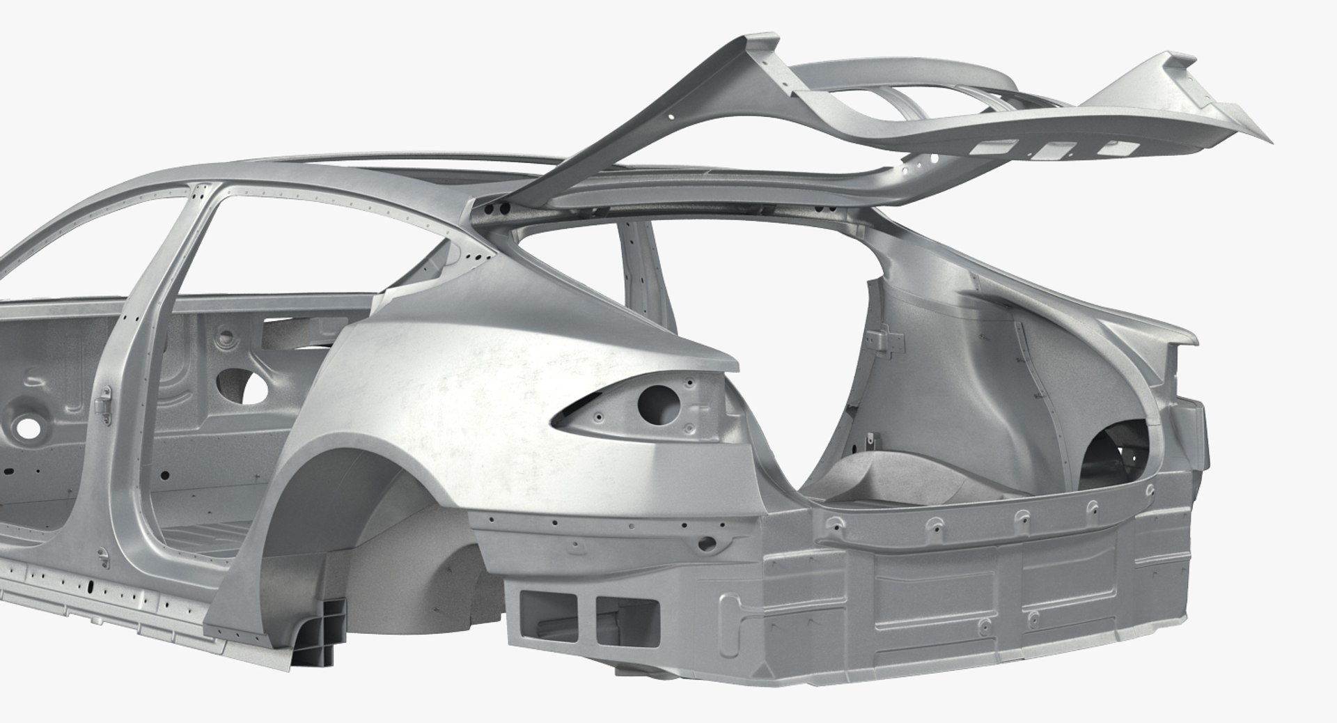 3d Tesla S Frame 2