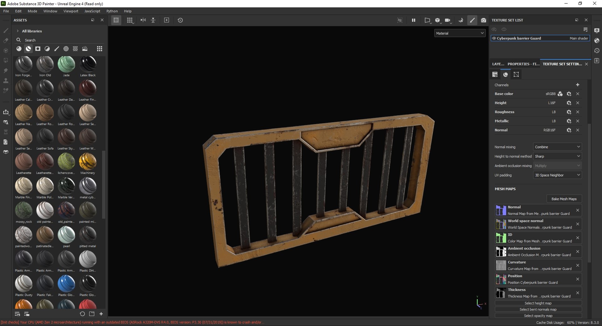 Cyberpunk Barrier Guard 3D Model - TurboSquid 2133717