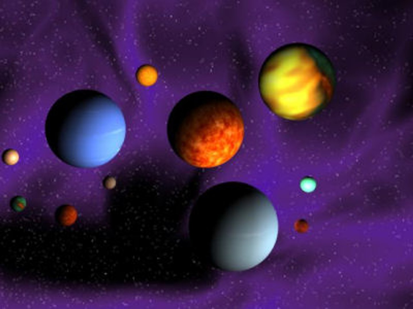 planets 3d model