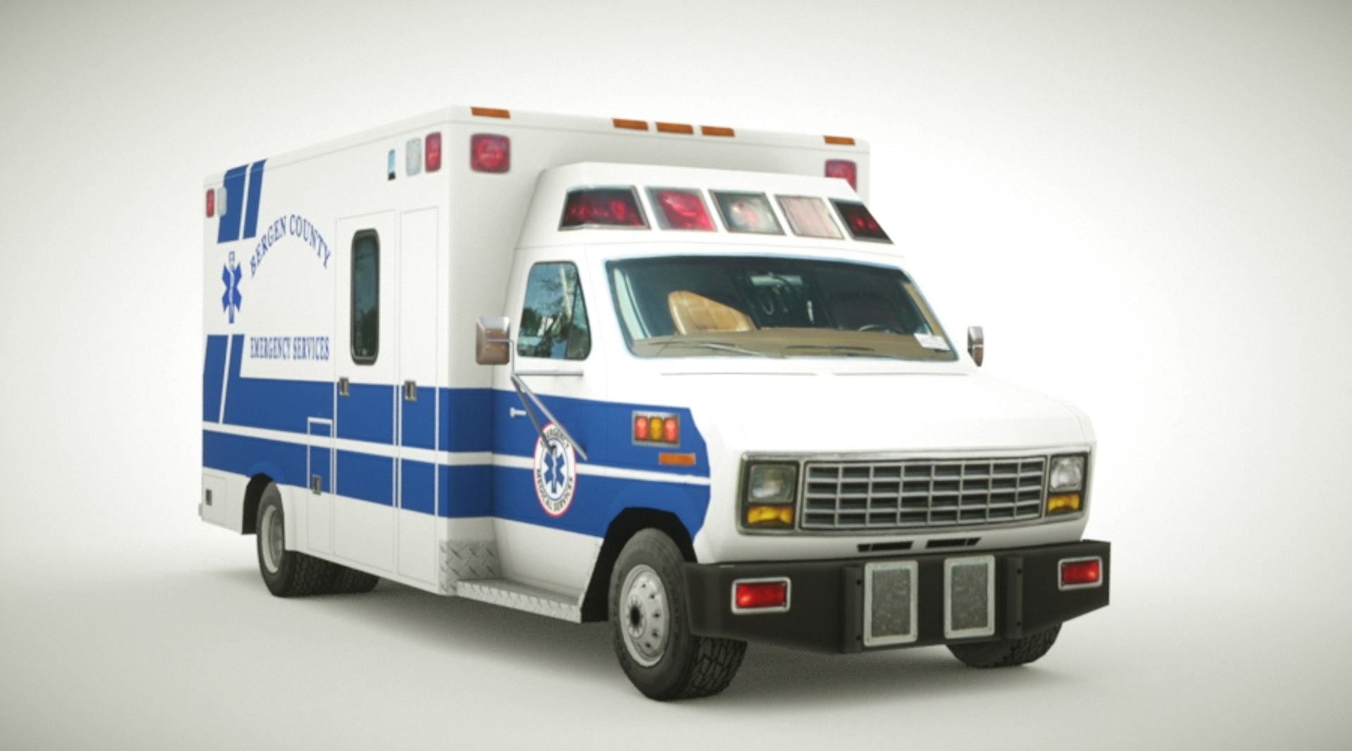 Generic Ambulance V11 3D Model - TurboSquid 1377138