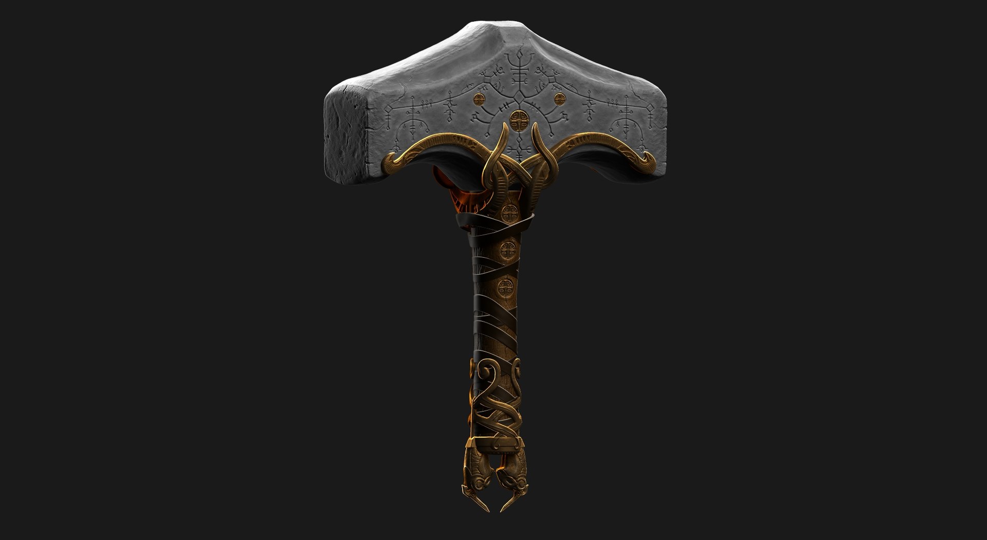 3D Model Mjolnir - TurboSquid 1948383