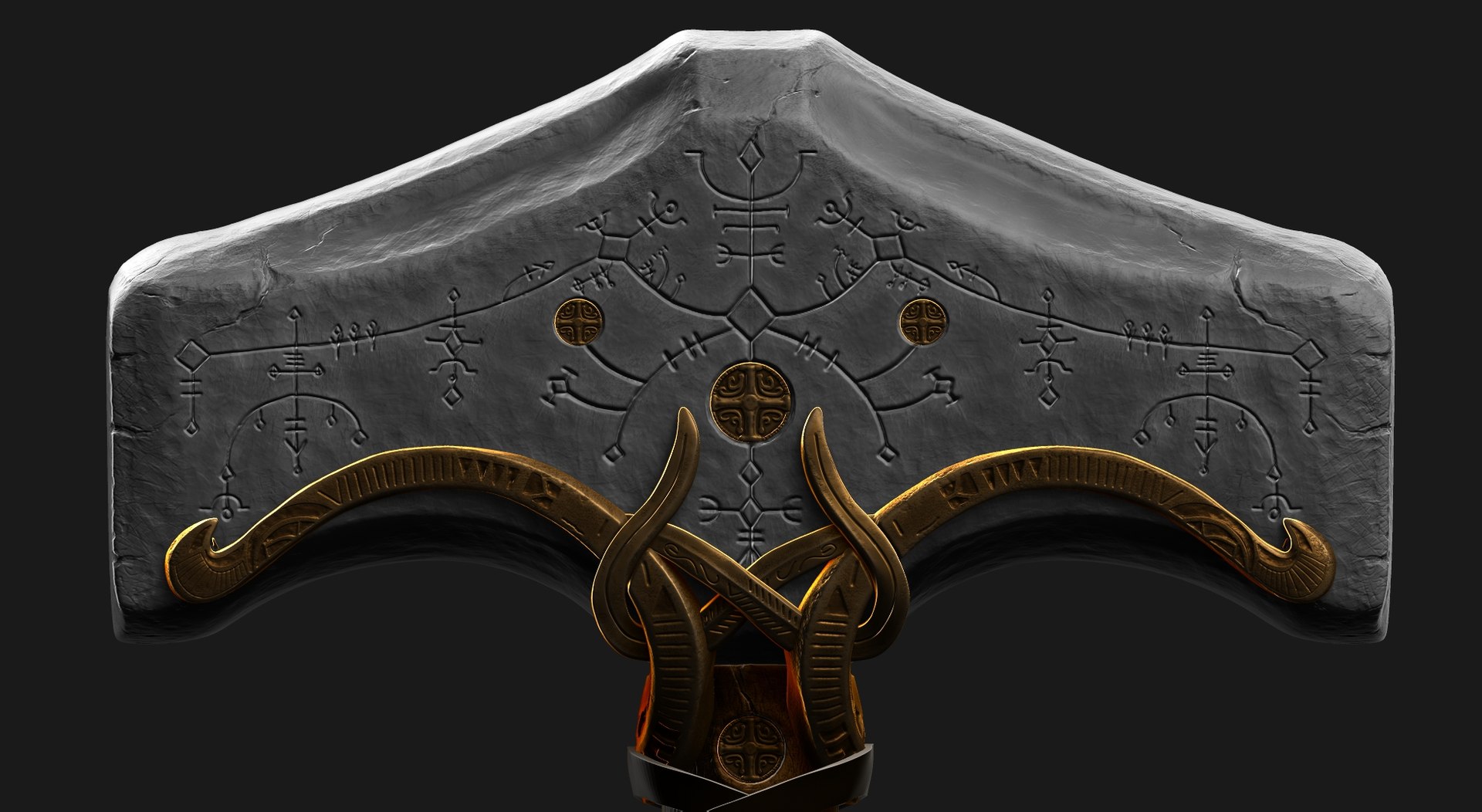 3D Model Mjolnir - TurboSquid 1948383