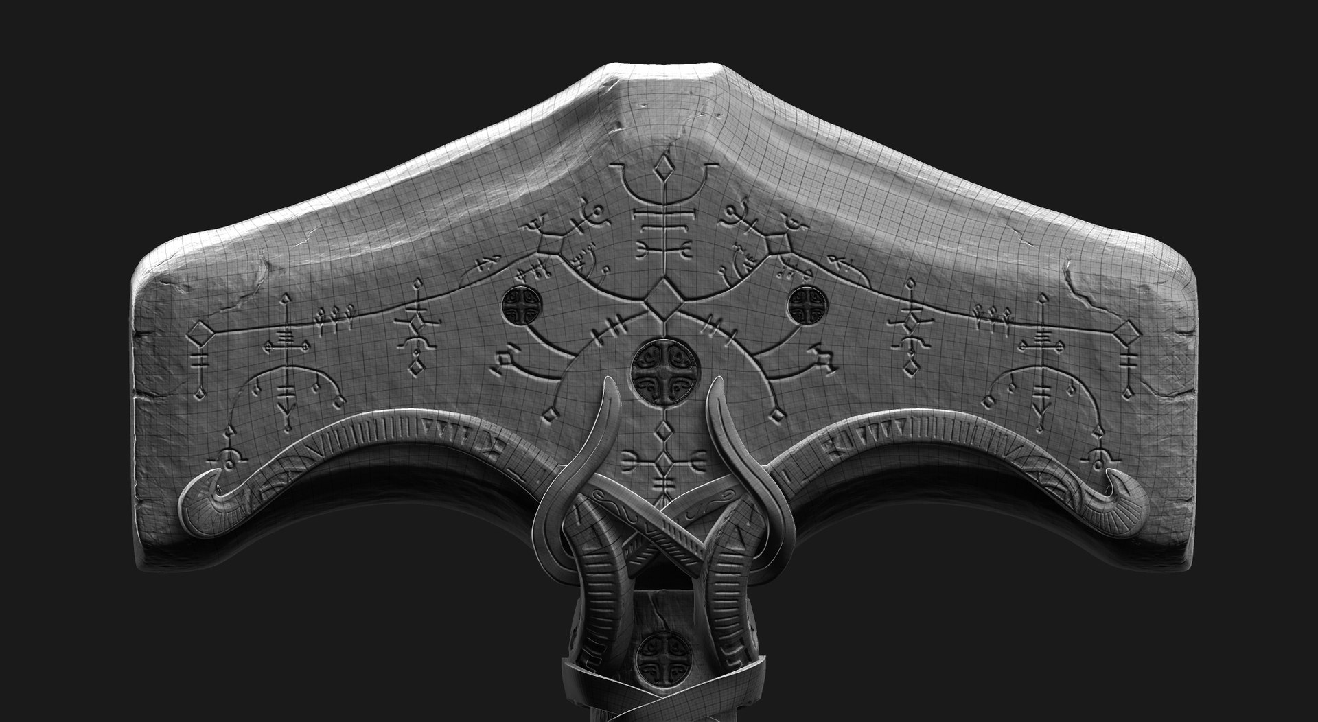3D Model Mjolnir - TurboSquid 1948383