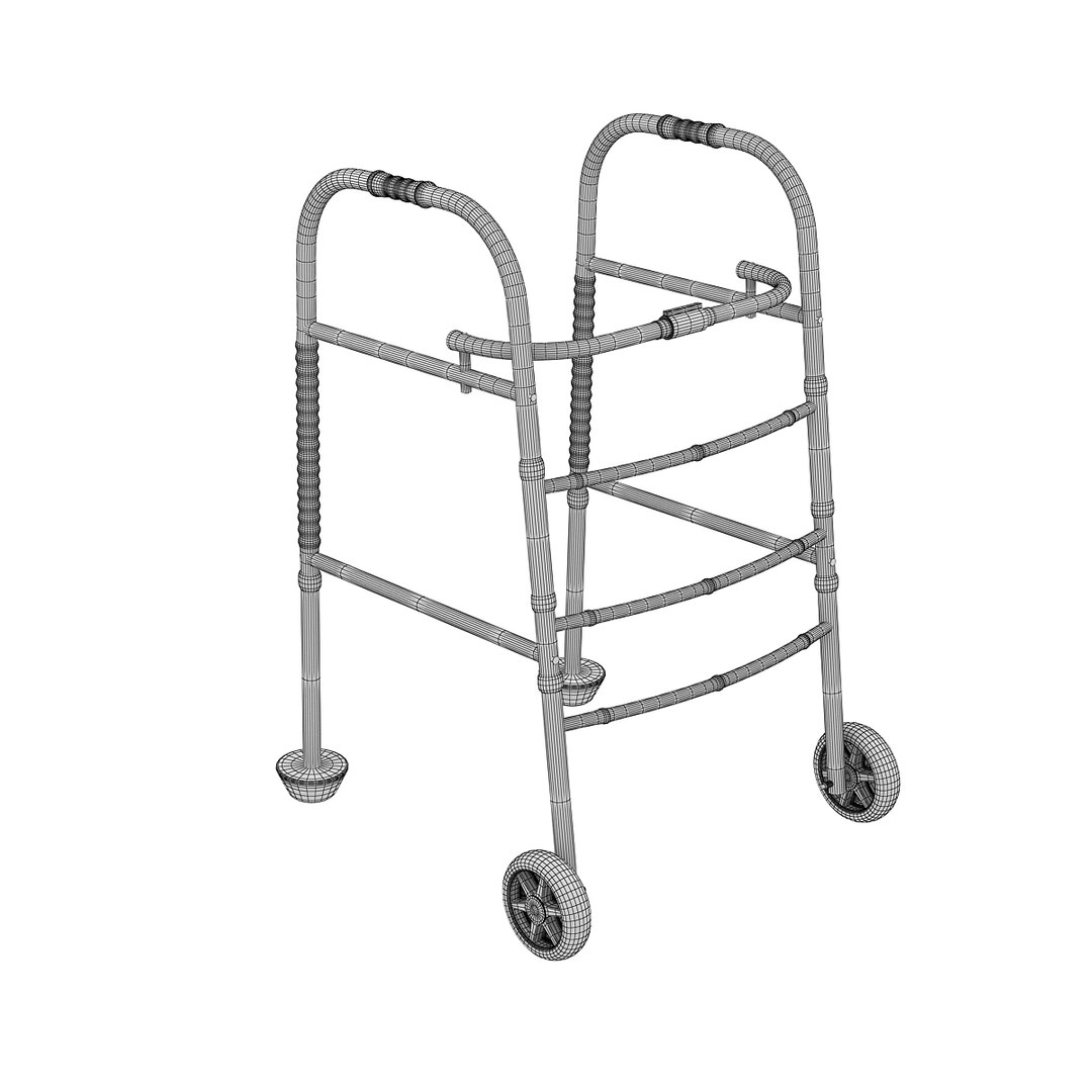 Wheeled Walker 3D Model - TurboSquid 1616838