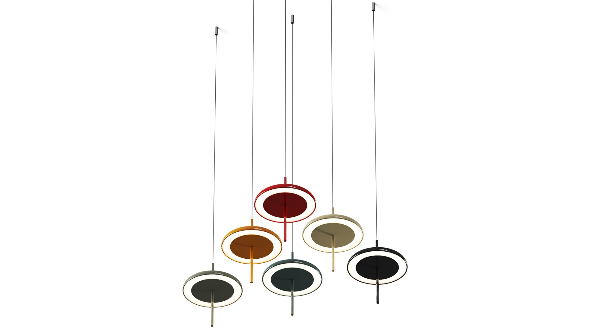 3D Model Porte Nexia Pendant Lamp - TurboSquid 2237577