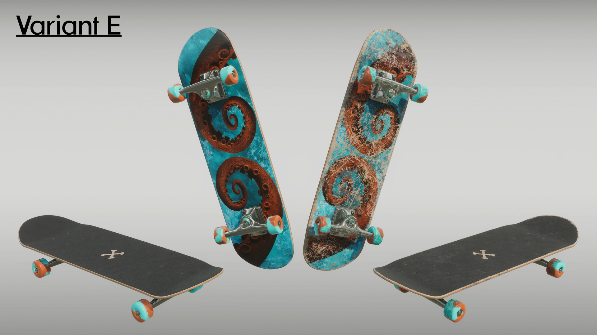 3D skateboard model - TurboSquid 1669627