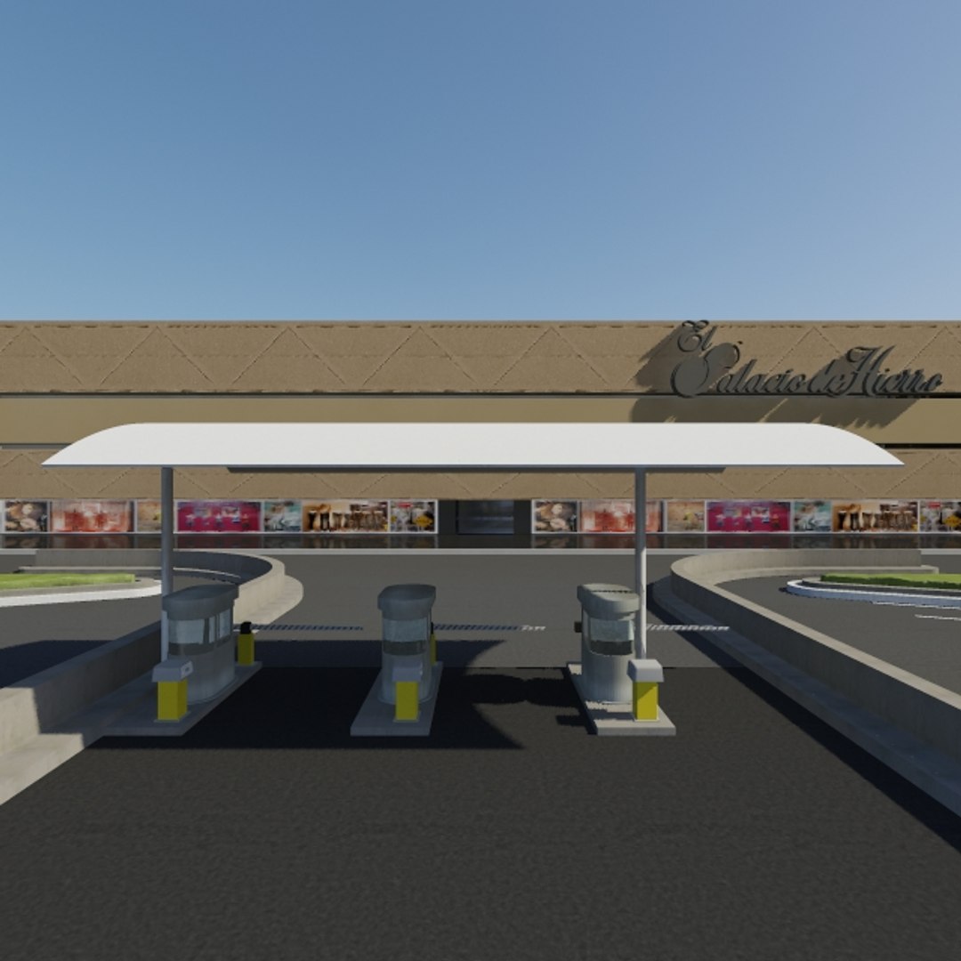 Shopping Mall Store 3d Model