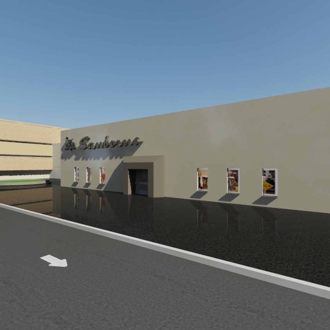 Shopping Mall Store 3d Model