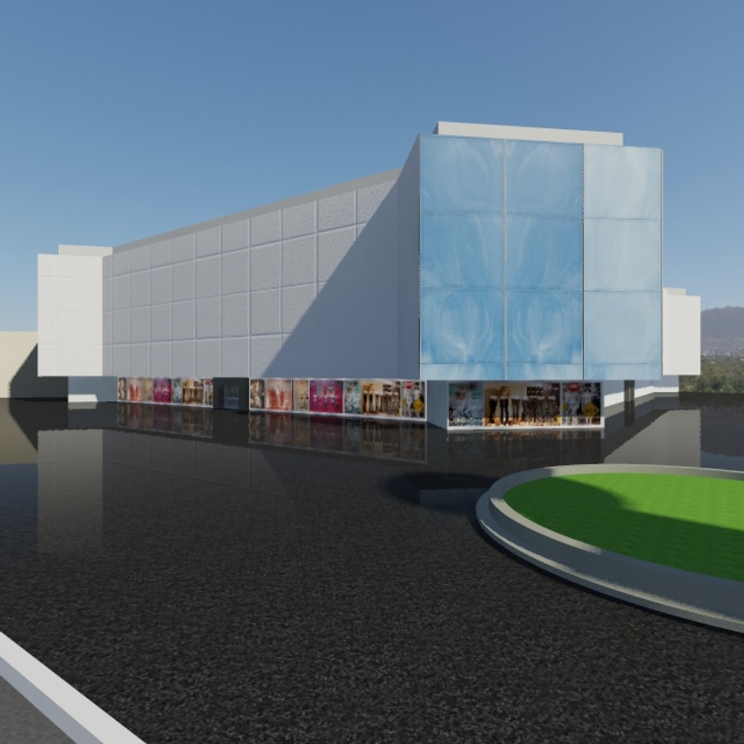 Shopping Mall Store 3d Model