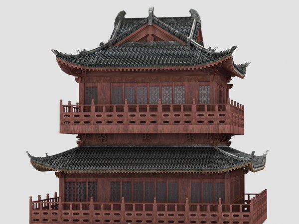 Chinese building 3D - TurboSquid 1247276
