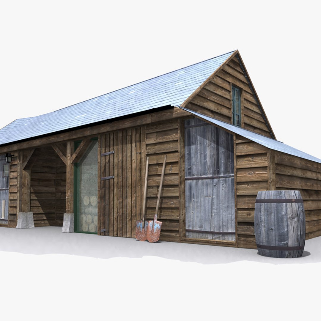 Photorealistic Barns 3D - TurboSquid 1274989