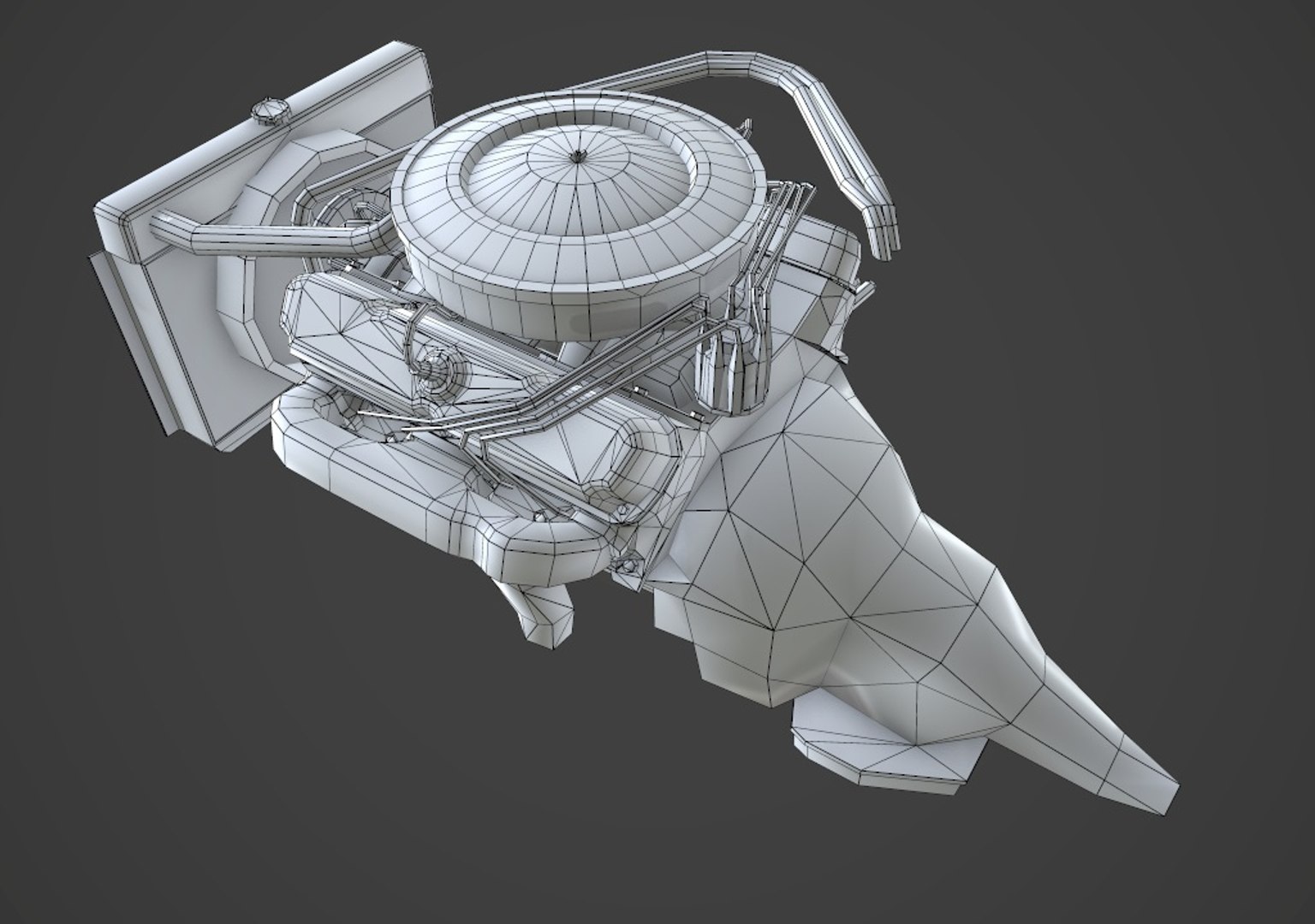 3d Model Mopar Engine