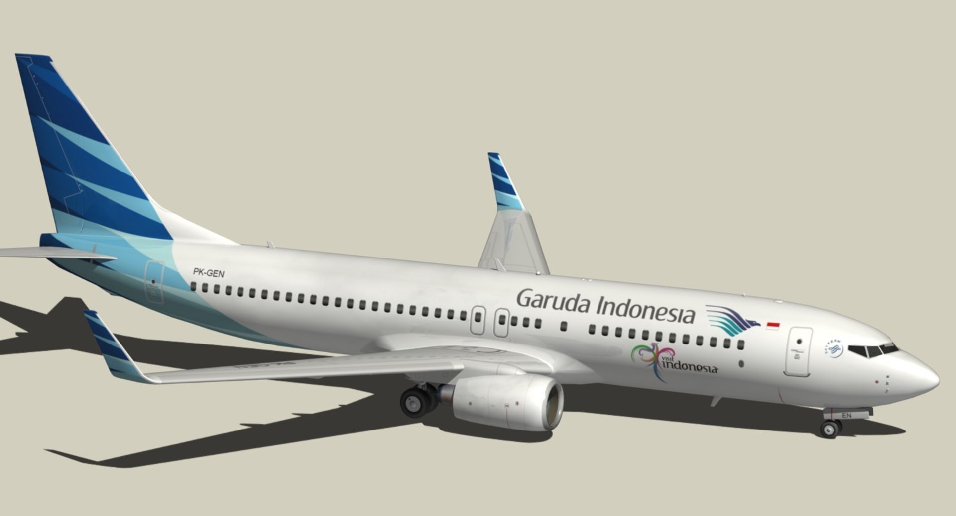 Boeing Garuda 3D Model - TurboSquid 1270868