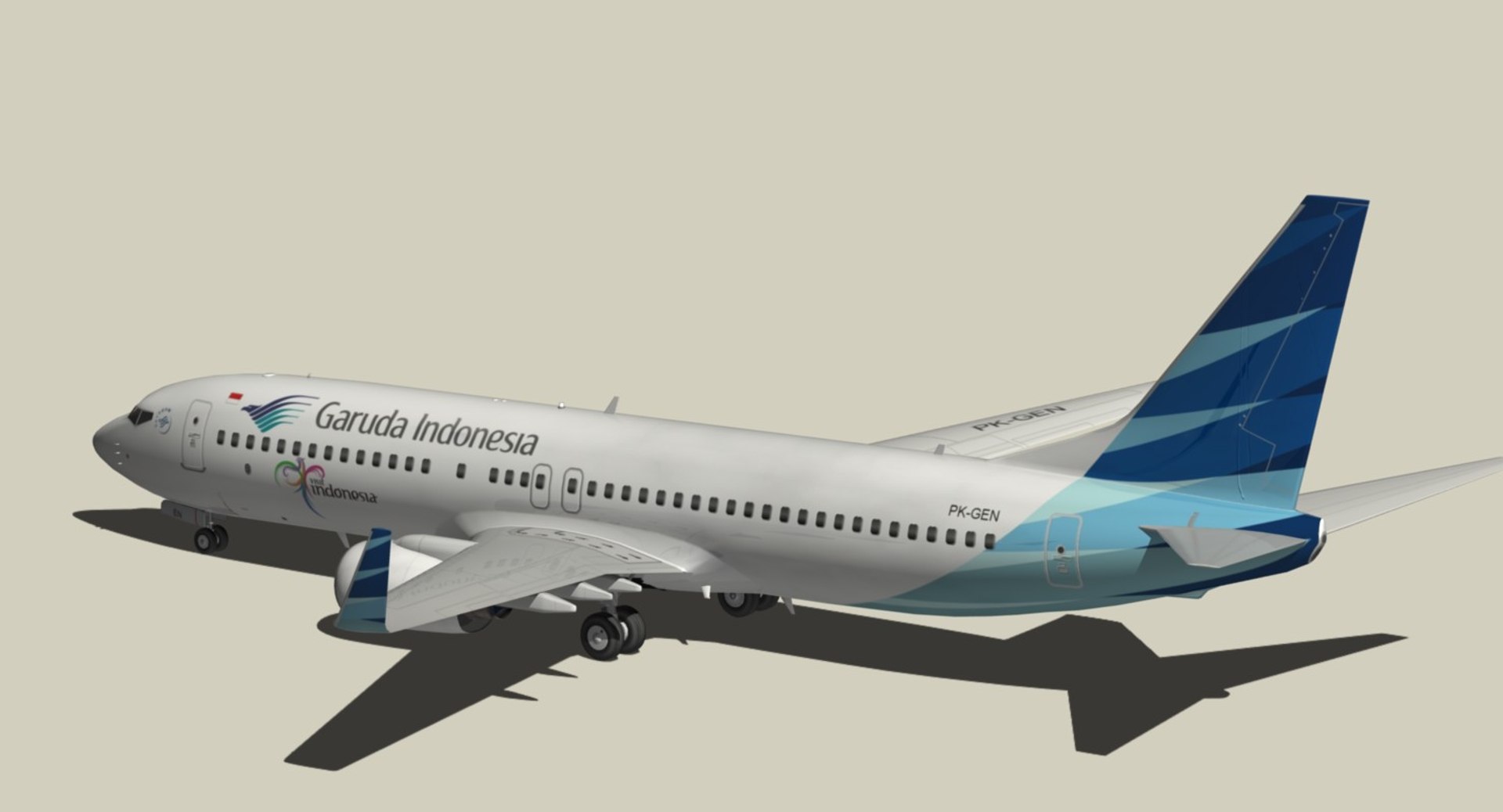 Boeing Garuda 3D Model - TurboSquid 1270868