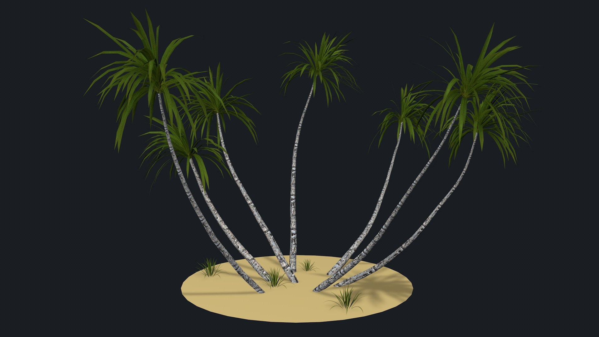 Tree Nature Palm 3D Model - TurboSquid 1700426