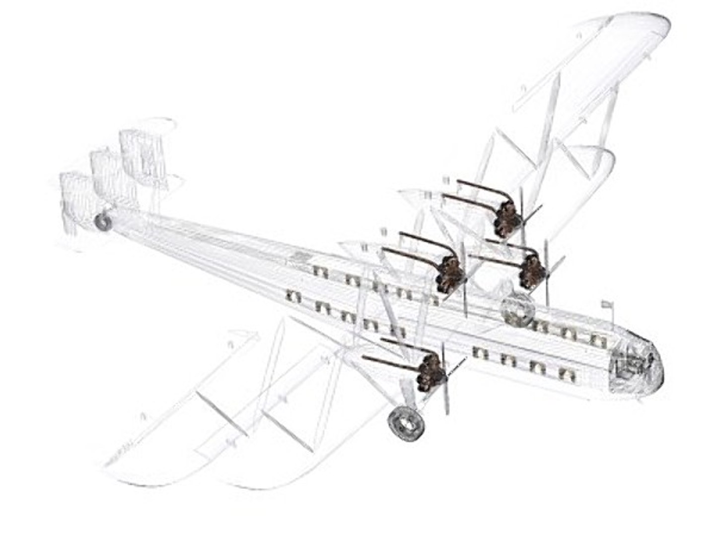 3d Imperial Handley Page Hp42 Model