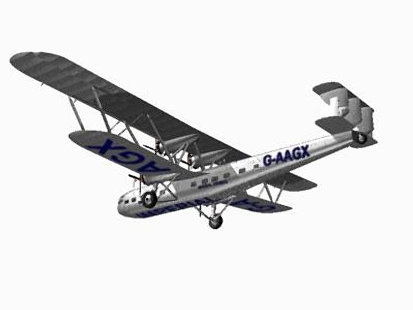 3d Imperial Handley Page Hp42 Model