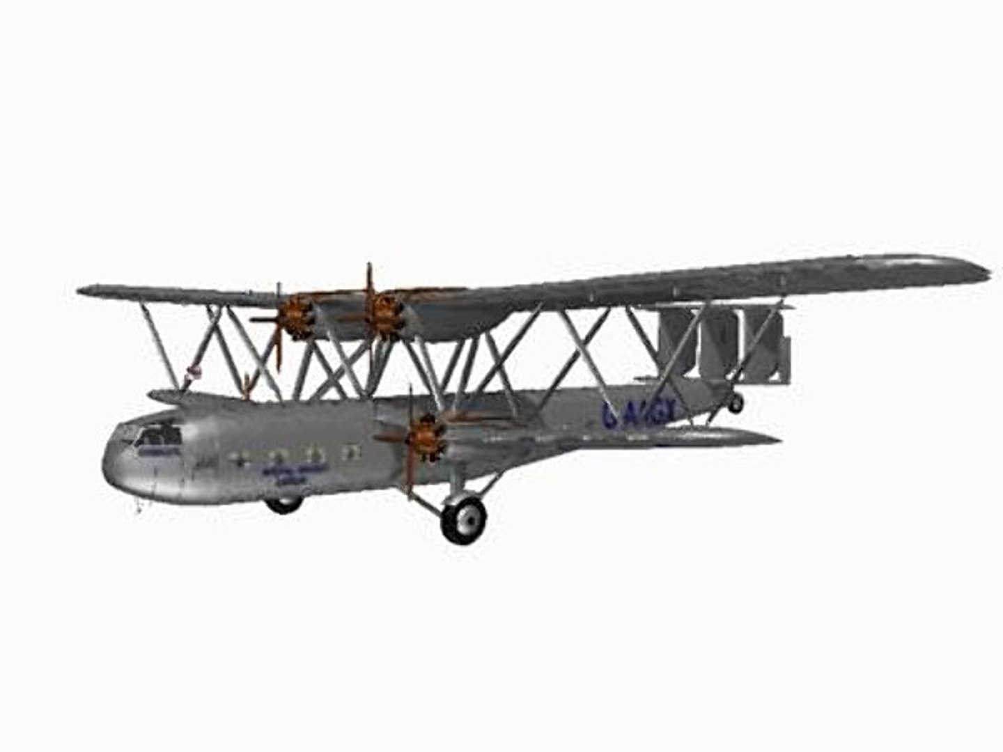 3d Imperial Handley Page Hp42 Model