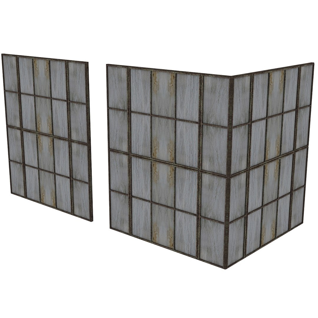 3D Factory Building 02 Windows 21 Model - TurboSquid 1740481