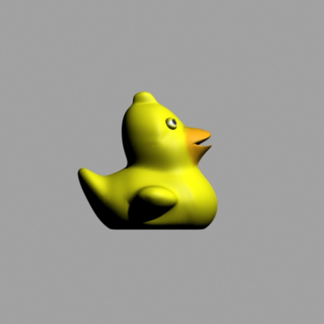 3d Model Toy Rubber Duck