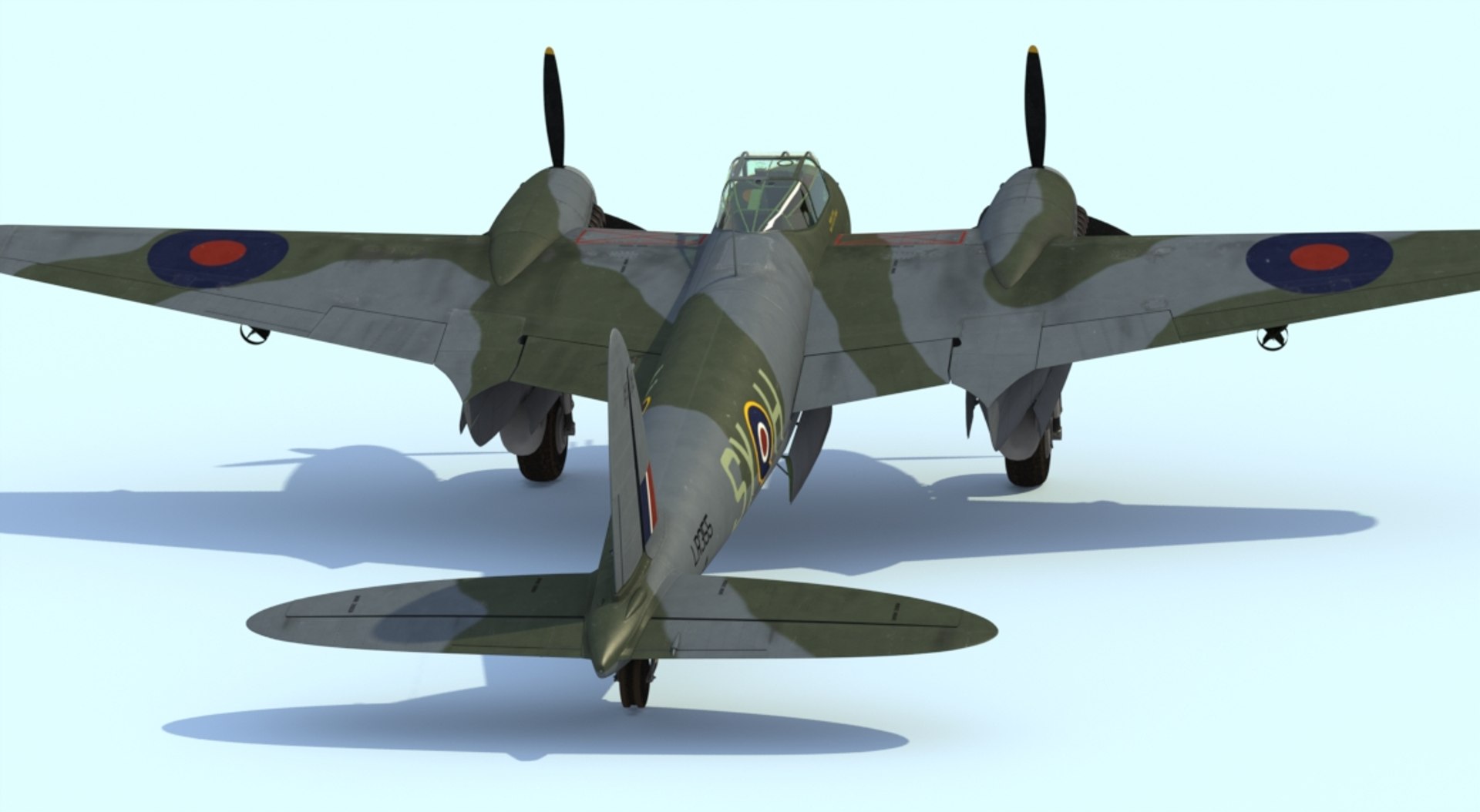 3d Model Mosquito Fighter Mkvi