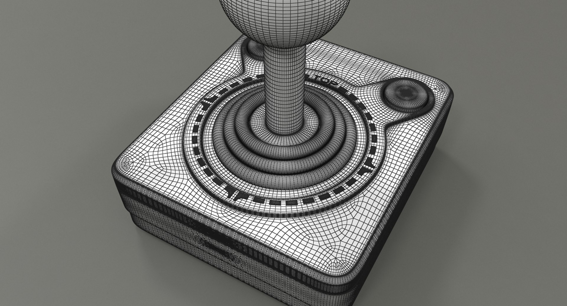 joystick video controller 3d model