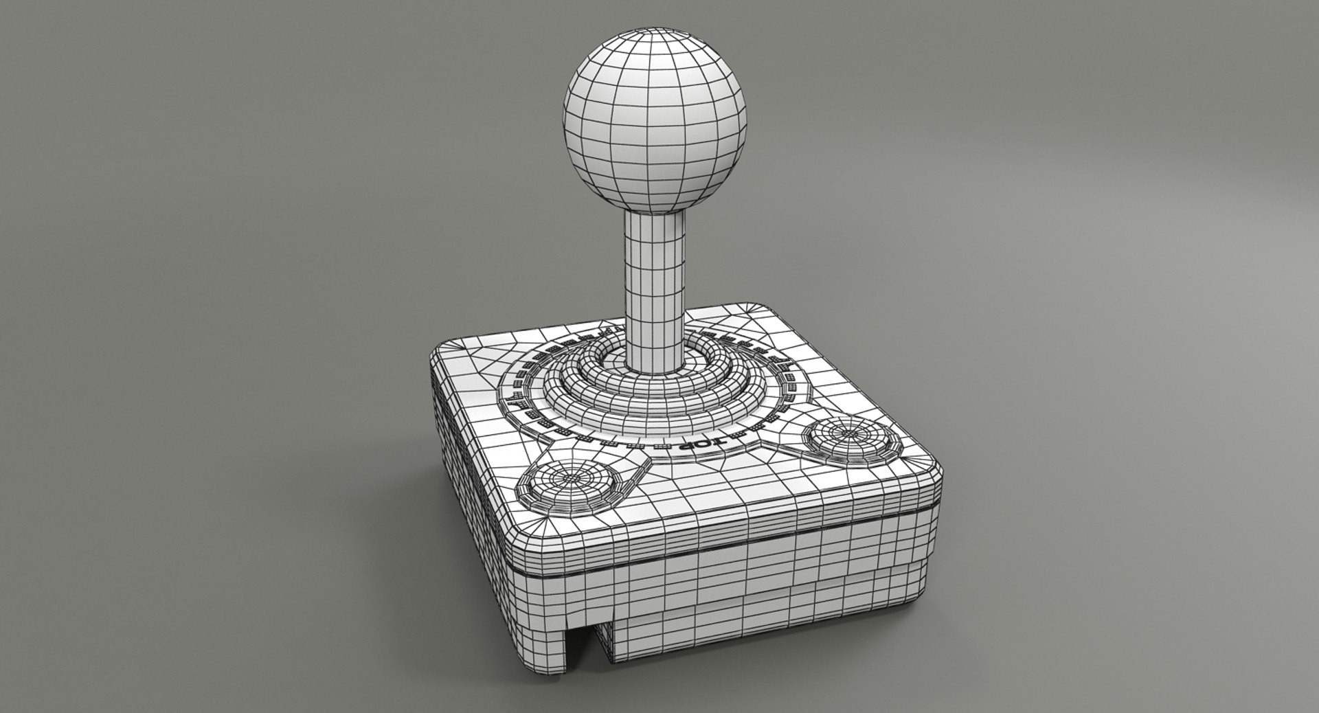 joystick video controller 3d model