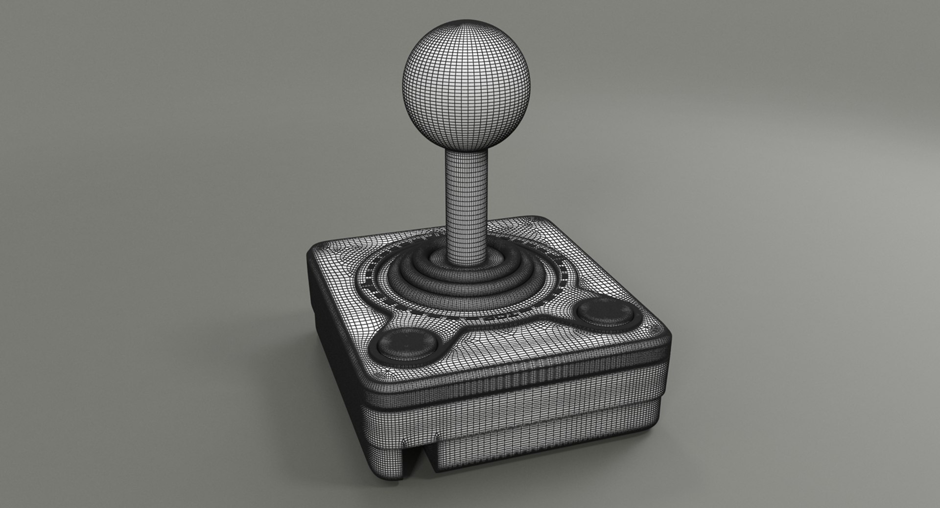 joystick video controller 3d model