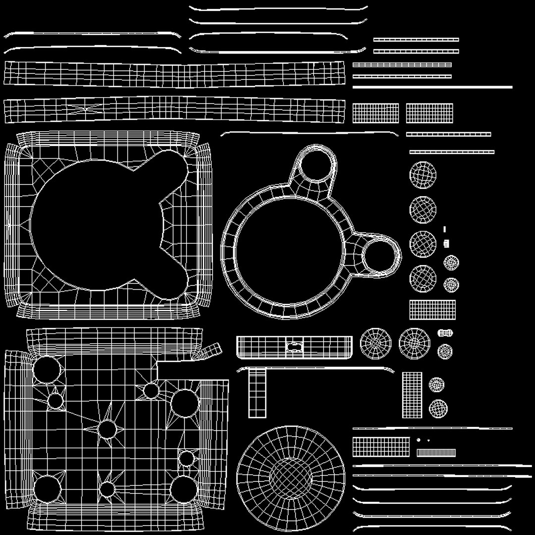 joystick video controller 3d model
