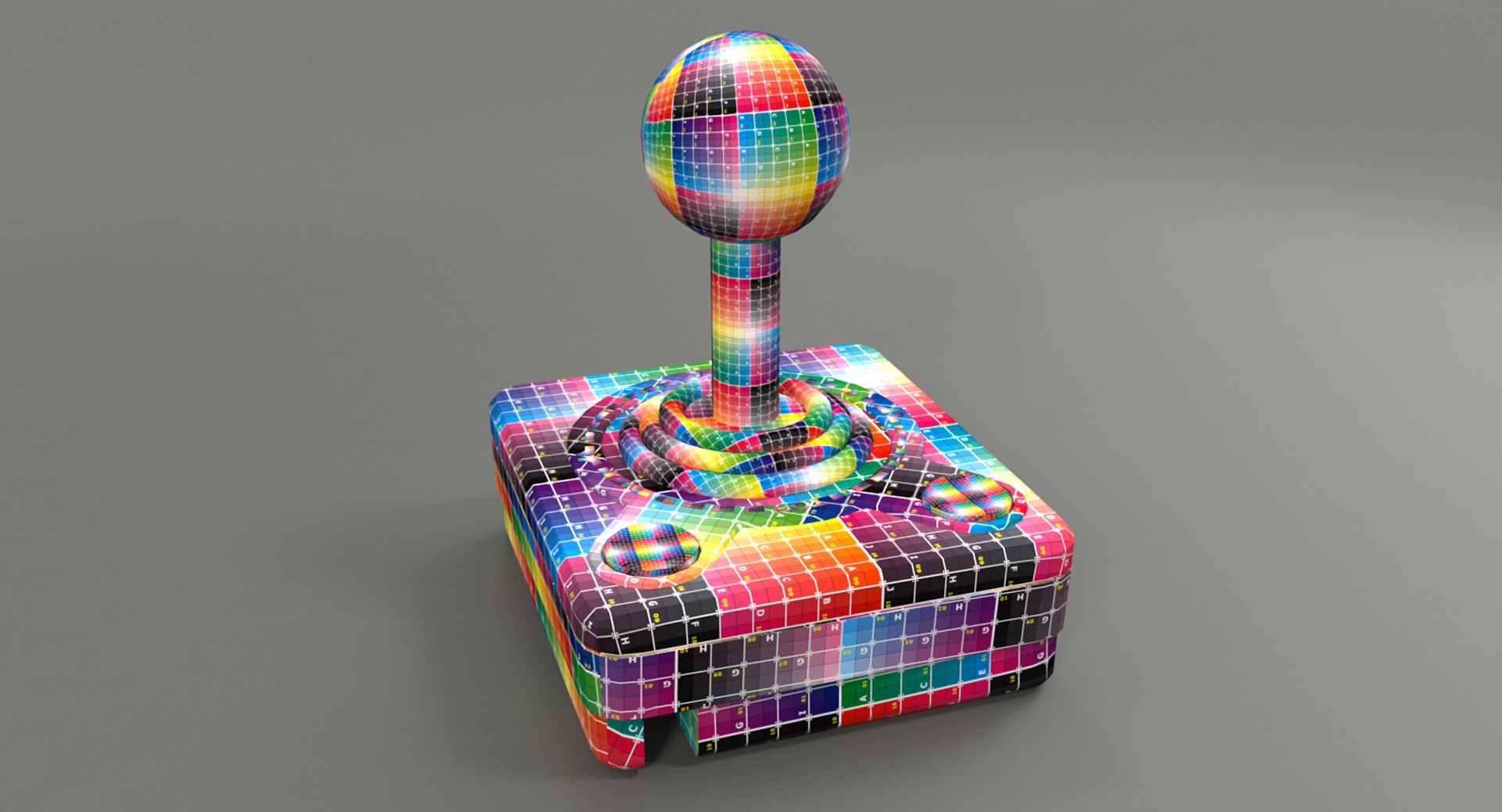 joystick video controller 3d model