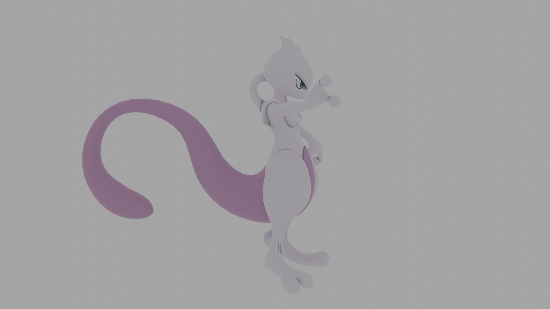 Pokemon Mew Two 3D Model - TurboSquid 2008199