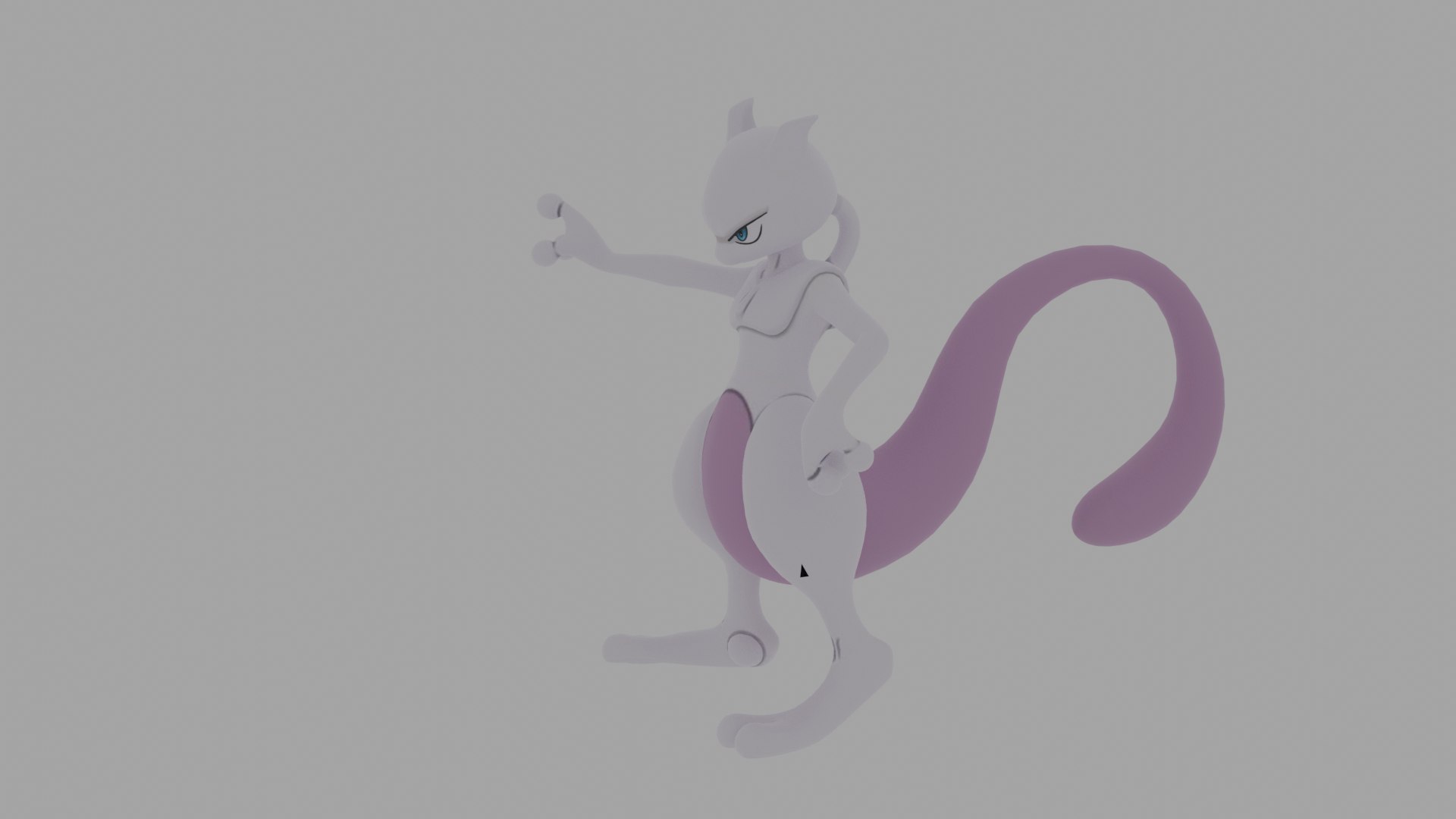 Pokemon Mew Two 3D Model - TurboSquid 2008199