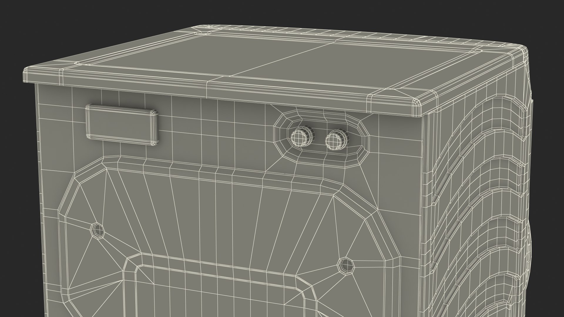 3D model Washer Profile Grey - TurboSquid 2177516