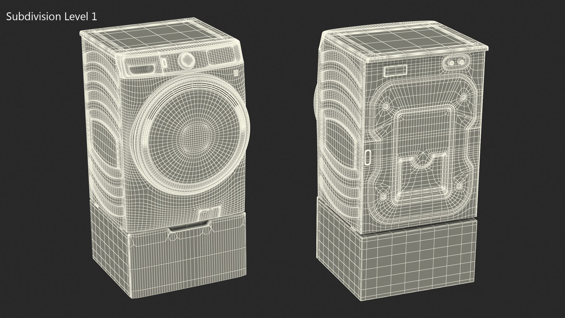 3D model Washer Profile Grey - TurboSquid 2177516