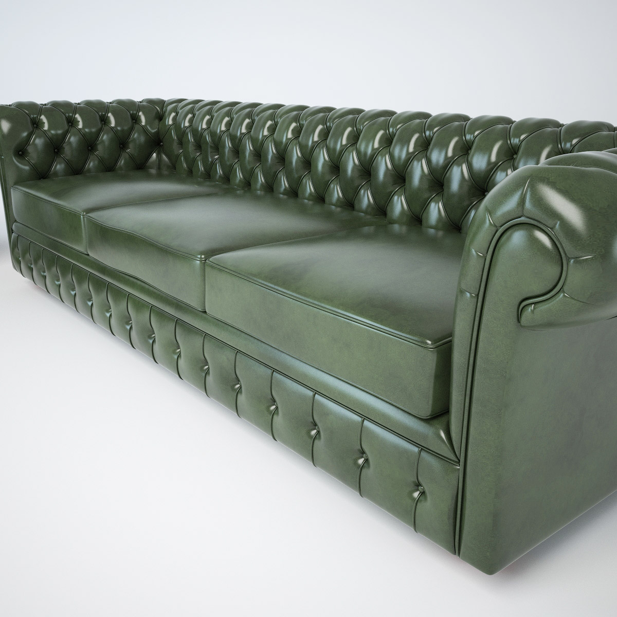 3d classic chesterfield sofas chair model