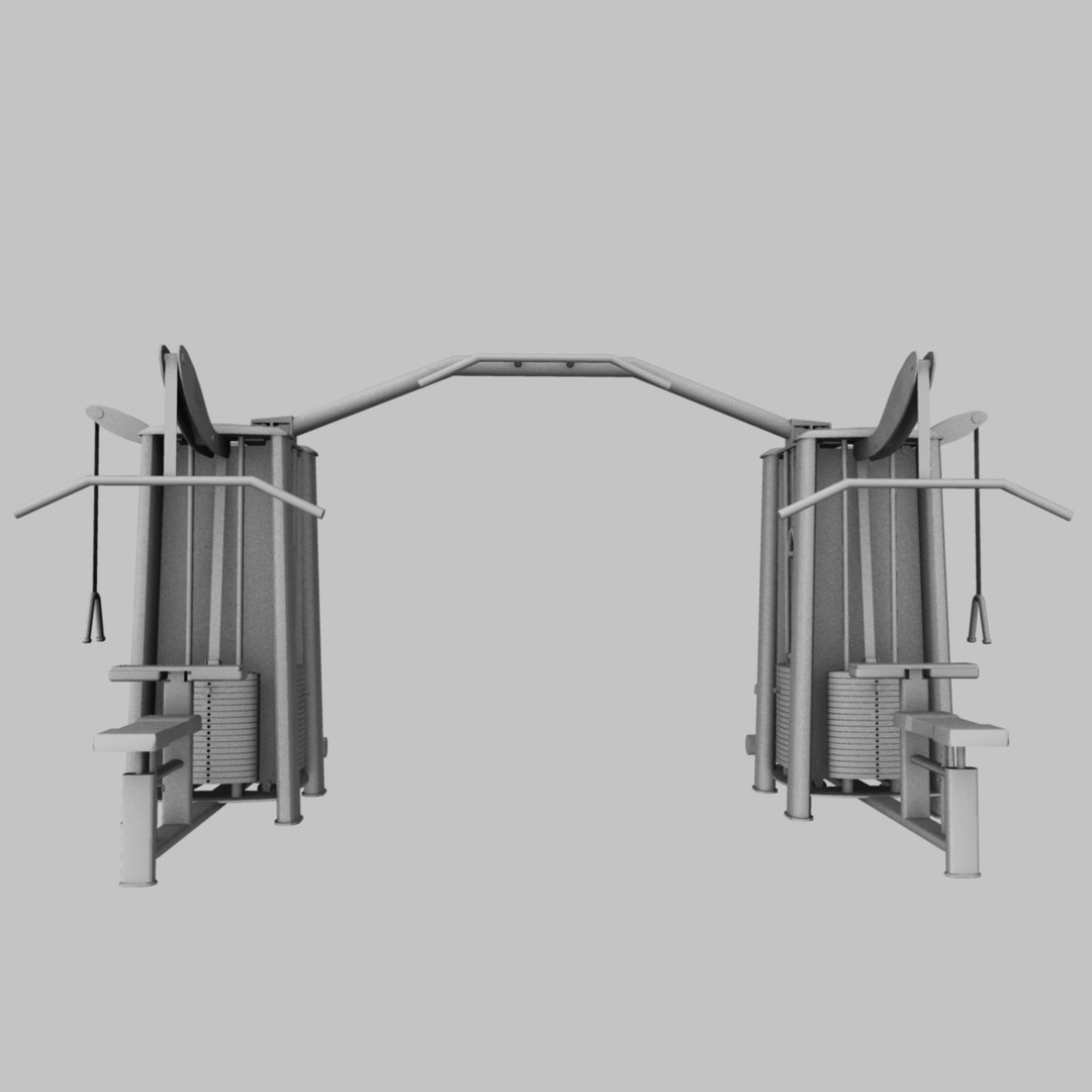 Fitness Workout Machine 3d Model