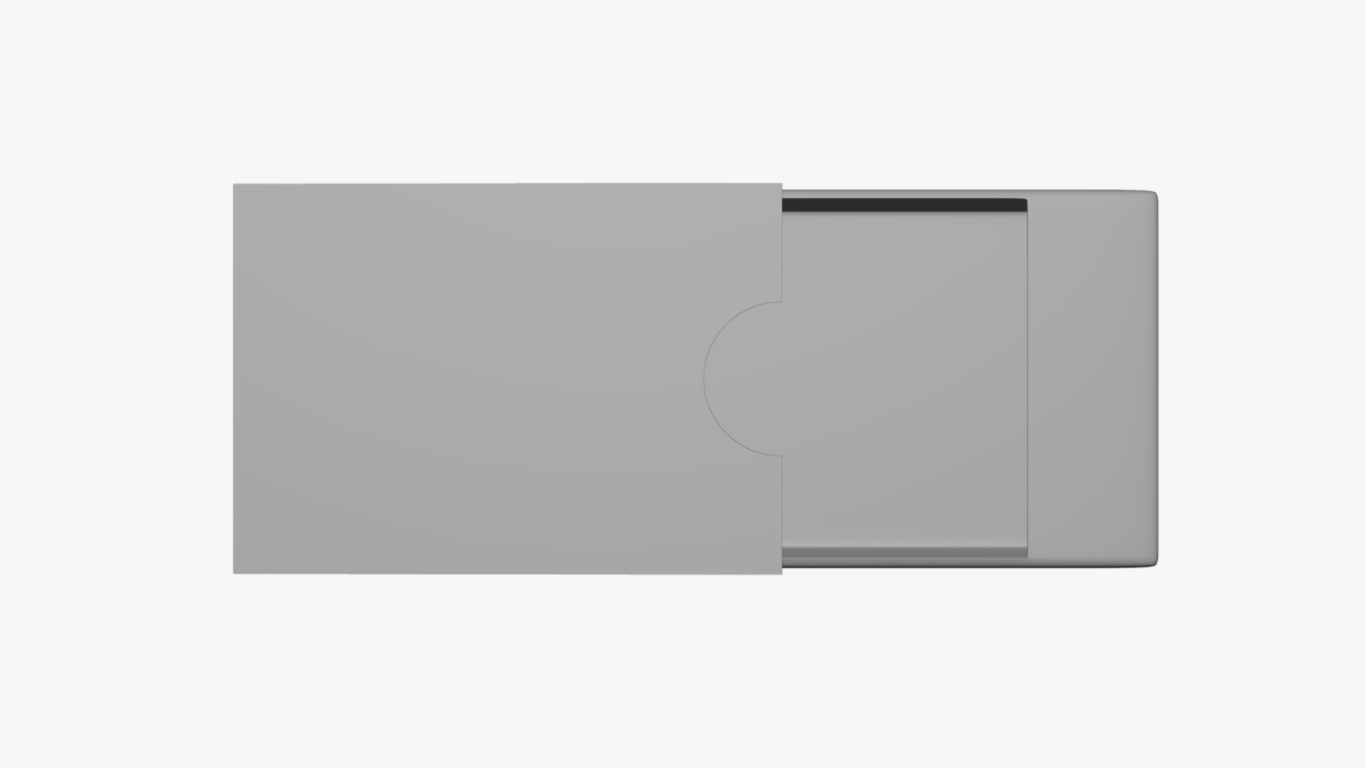 3D Basic Box Slide Package - Geometry Only No Textures No Materials ...