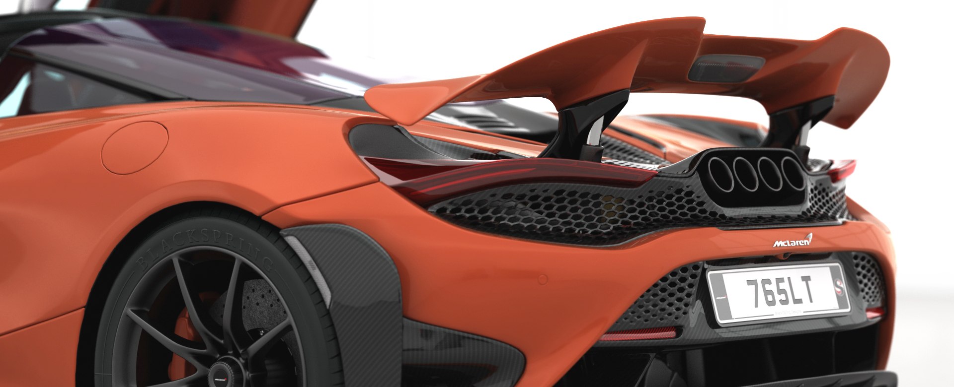 3D model McLaren 765LT 2022 Opening Doors and trunk - TurboSquid 1771289