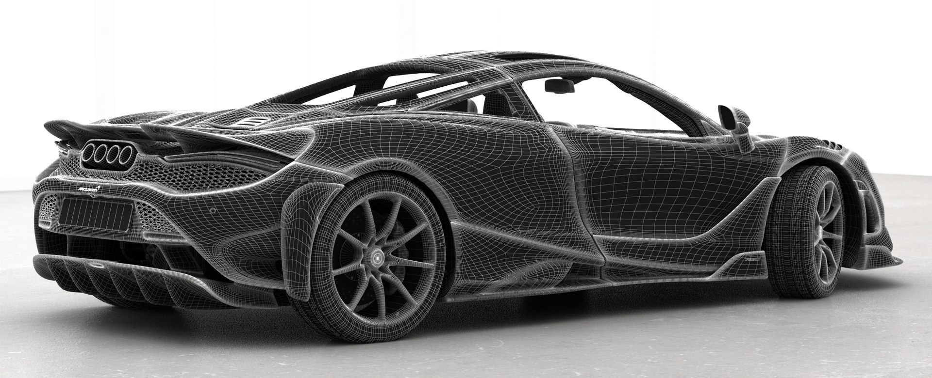 3D model McLaren 765LT 2022 Opening Doors and trunk - TurboSquid 1771289