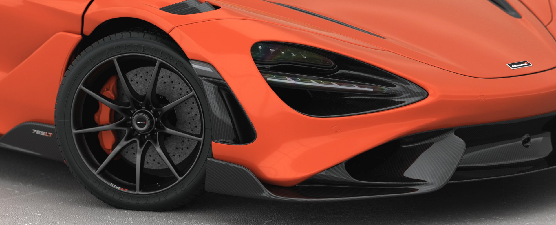 3D model McLaren 765LT 2022 Opening Doors and trunk - TurboSquid 1771289