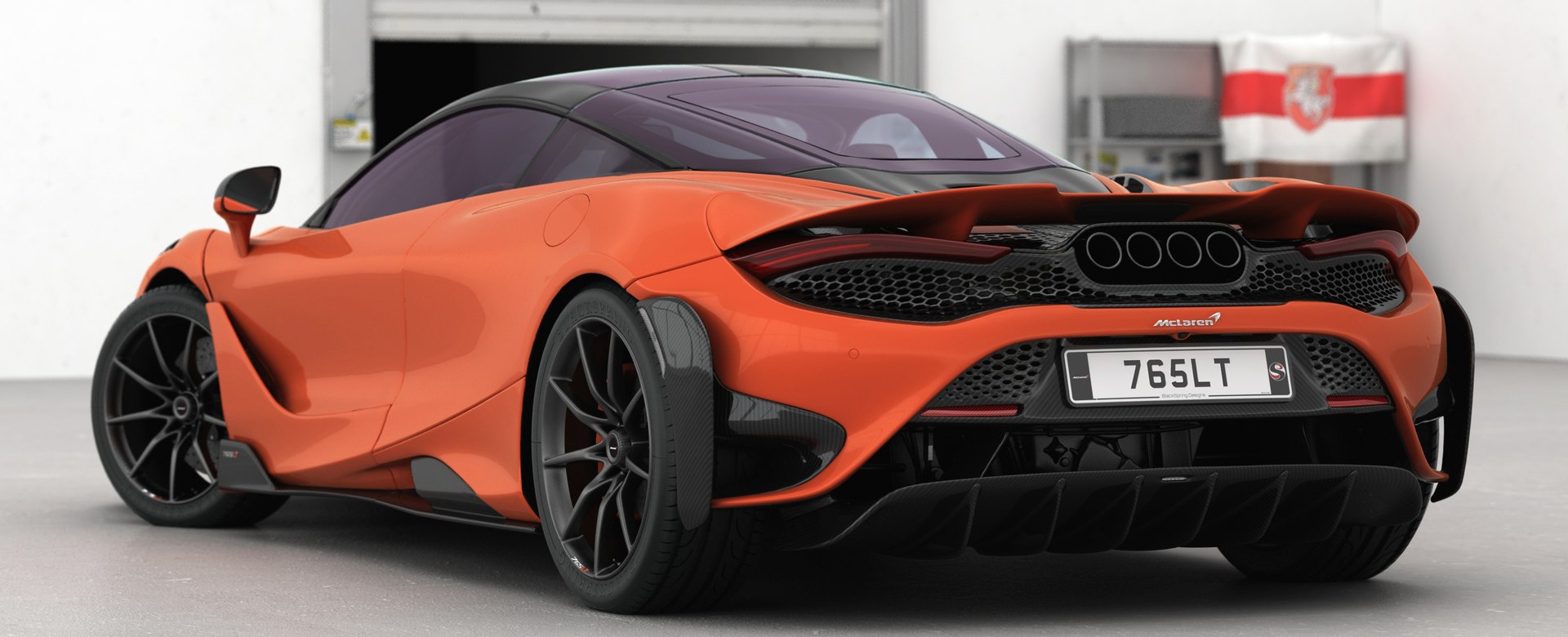 3D model McLaren 765LT 2022 Opening Doors and trunk - TurboSquid 1771289