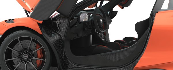 3D model McLaren 765LT 2022 Opening Doors and trunk - TurboSquid 1771289