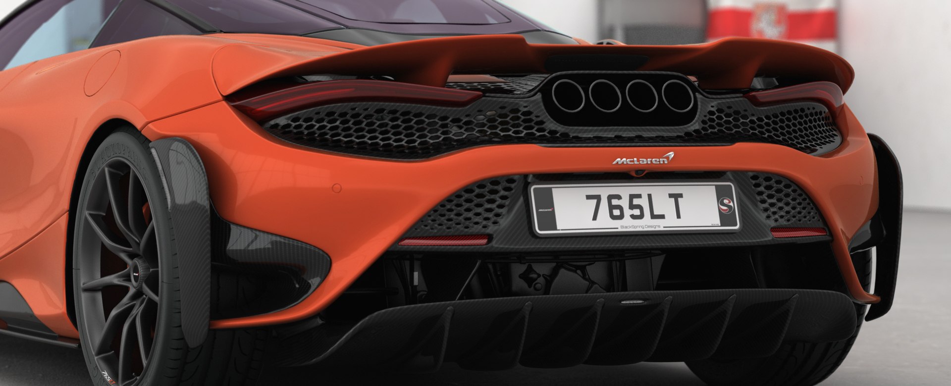 3D model McLaren 765LT 2022 Opening Doors and trunk - TurboSquid 1771289