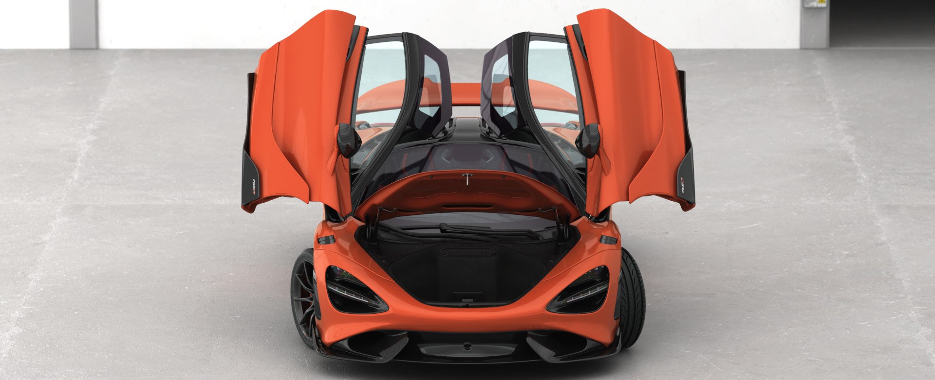 3D model McLaren 765LT 2022 Opening Doors and trunk - TurboSquid 1771289